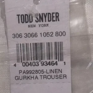 Todd Snyder | Pants | Todd Snyder Irish Linen Gurkha Trouser In White ...